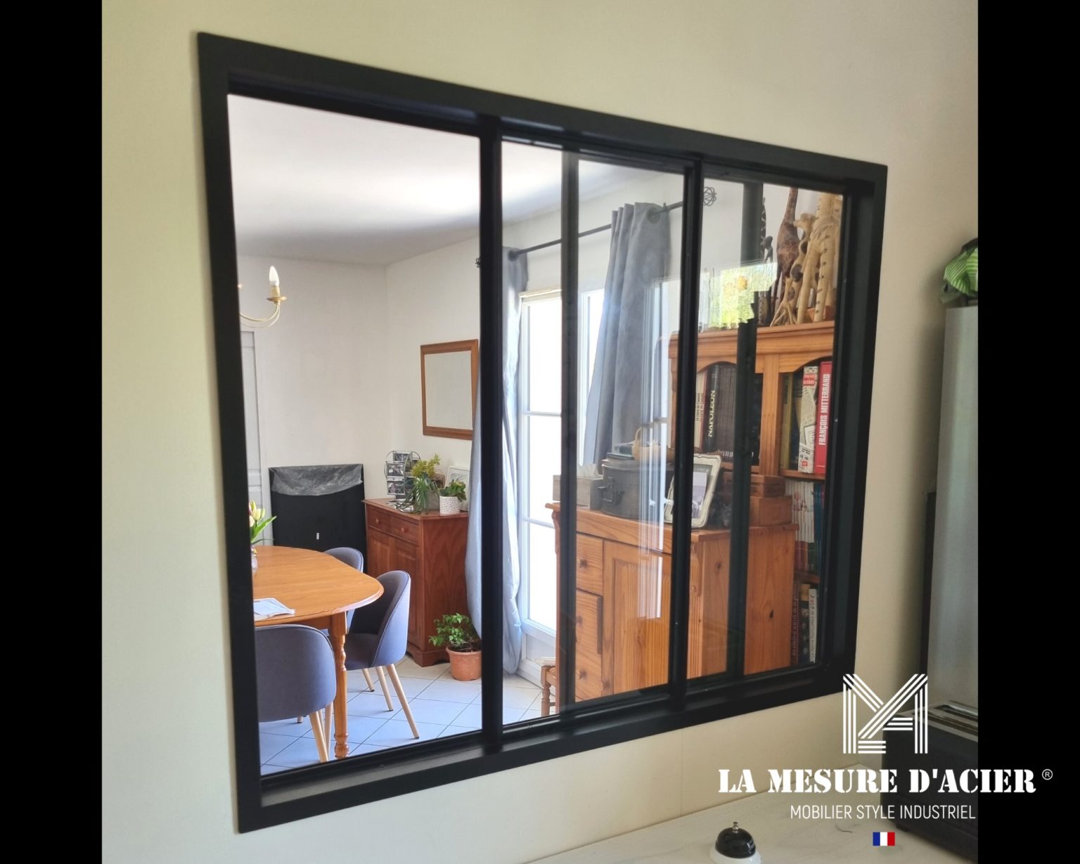 Verrière style industriel – LA MESURE D'ACIER